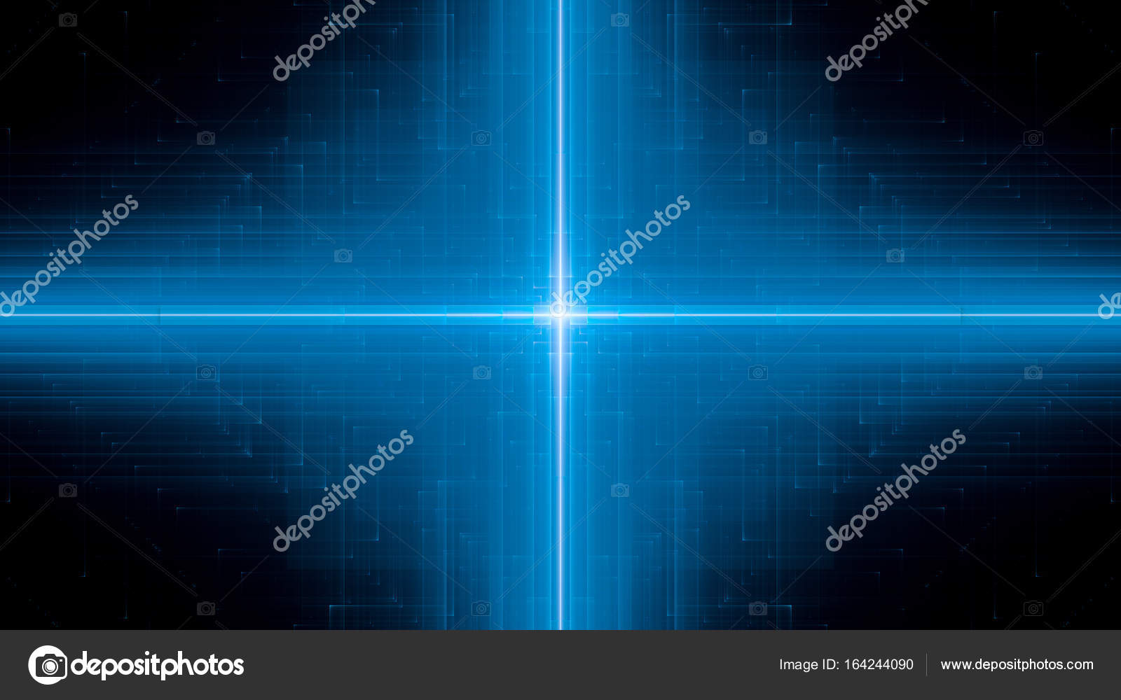 Blue glowing futuristic technology background Stock Photo by ...