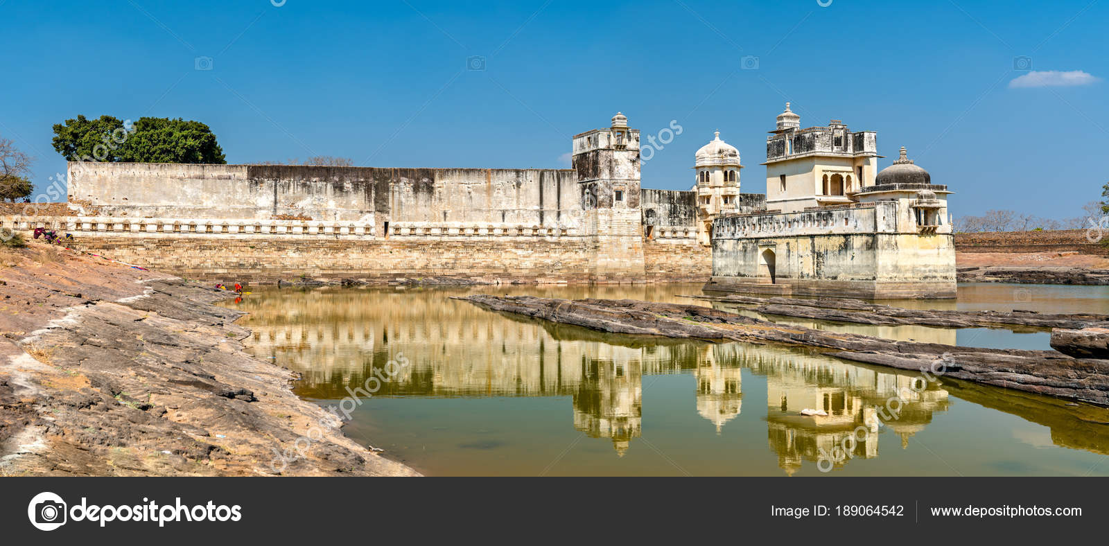 Maharani Shri Padmini Mahal, a palace at Chittorgarh Fort. UNESCO world ...