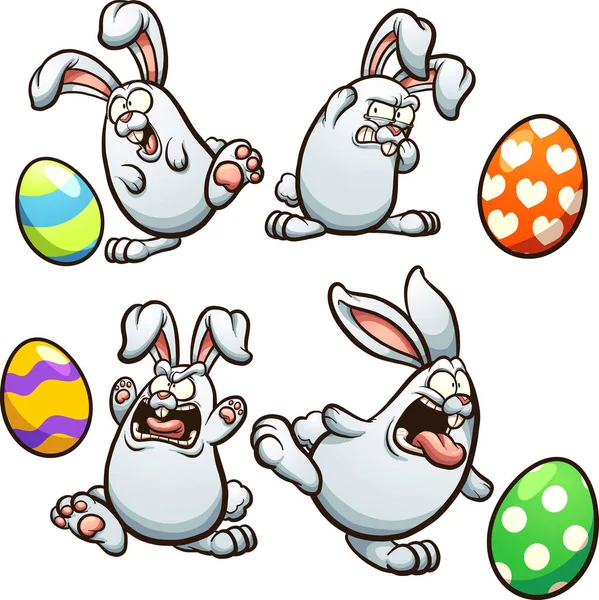 Cute rabbit with Easter egg Stock Vector Image by ©tigatelu #23937913