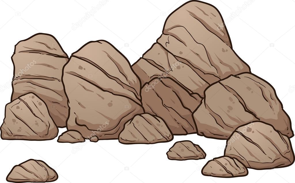 Fotos: rocas animadas | Dibujos animados cantos rodados y rocas ...