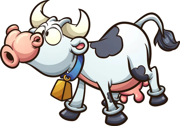 Scared cartoon cow Stock Vector Image by ©memoangeles #194945168