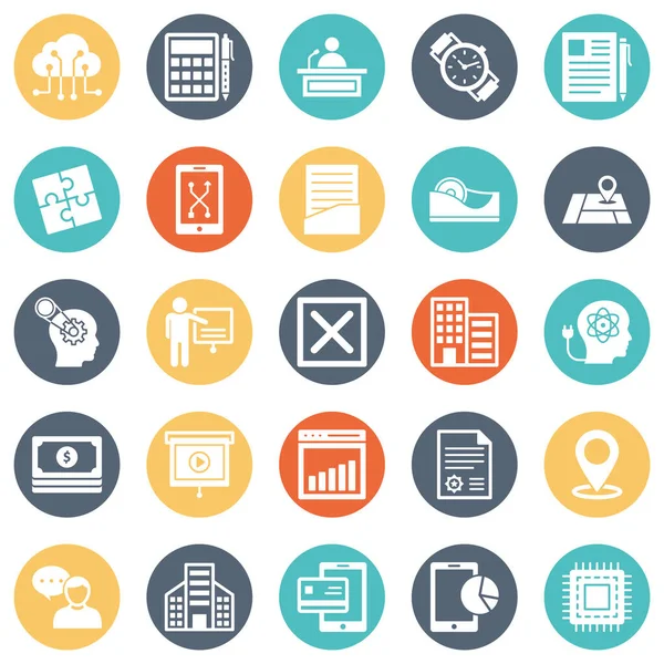Global Business Isolated Vector Icons Set Every Single Icon Can Stock Vector Image by ©azhar ...