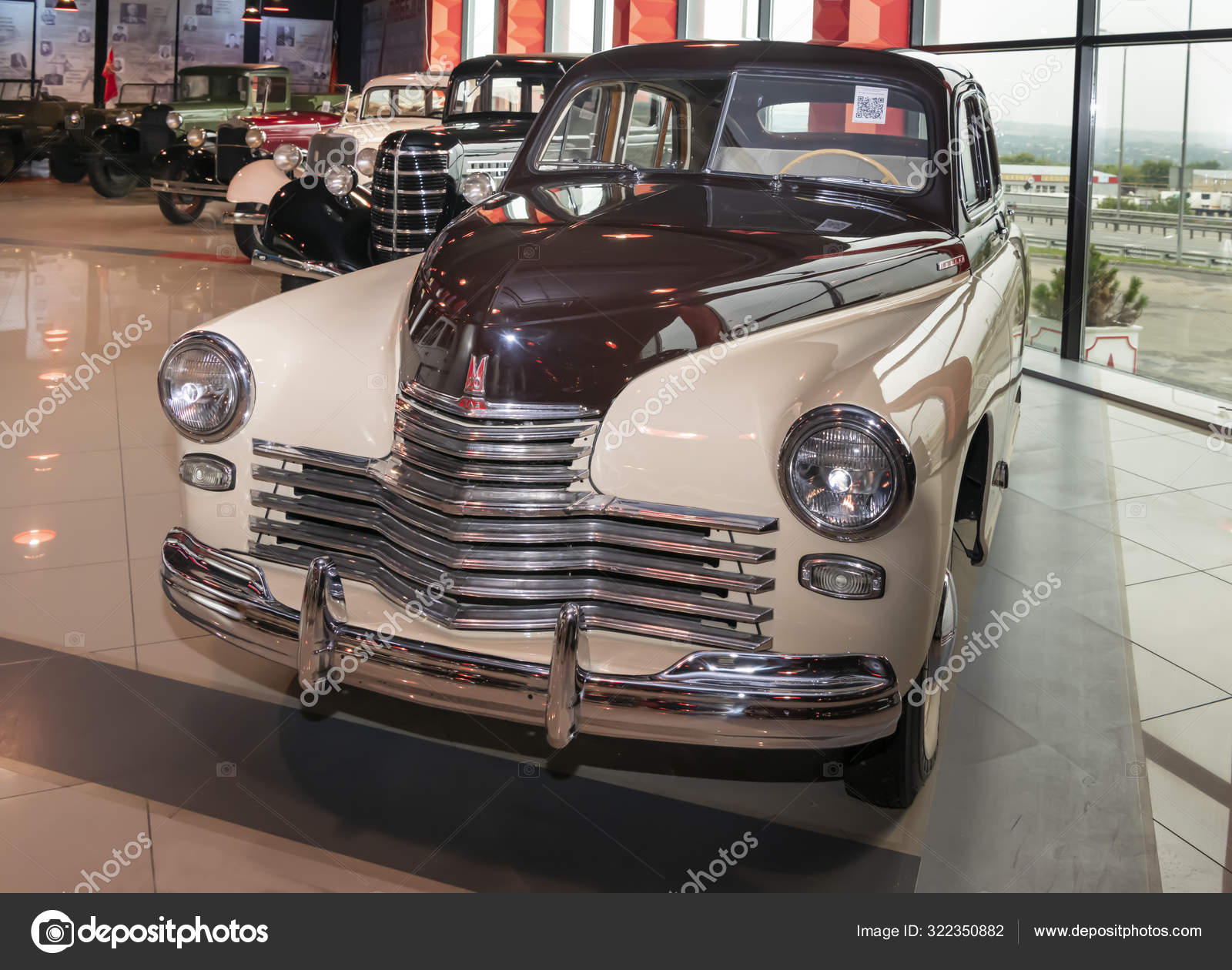 Pobeda M-20; is a Soviet passenger car manufactured at the GAZ — Stock ...