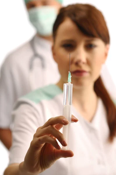 Doctor with injection Stock Photos, Royalty Free Doctor with injection ...