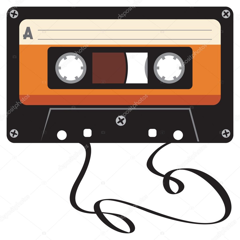 Damaged audio cassette tape — Stock Vector © Tribaliumivanka #128183990 Damaged audio cassette tape — Stock Vector © Tribaliumivanka #128183990