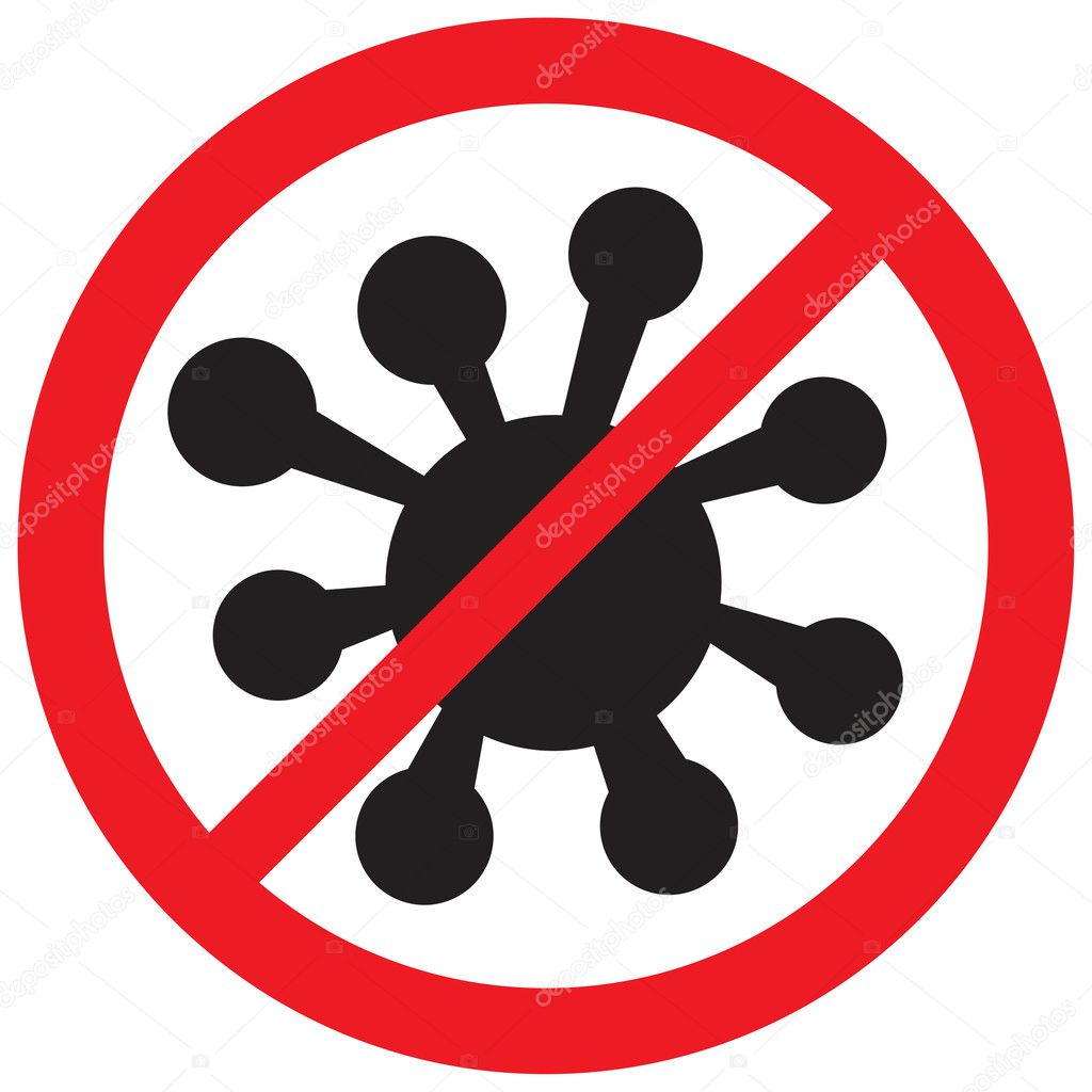 No bacteria sign icon Stock Vector Image by ©Tribaliumivanka #128184228