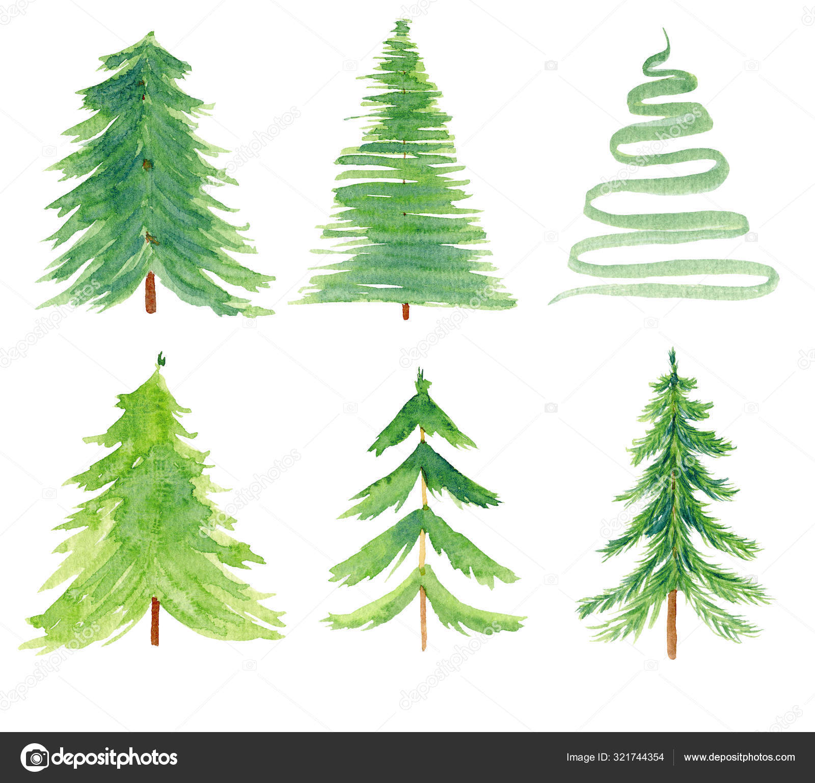 Simple Pine Tree Drawings