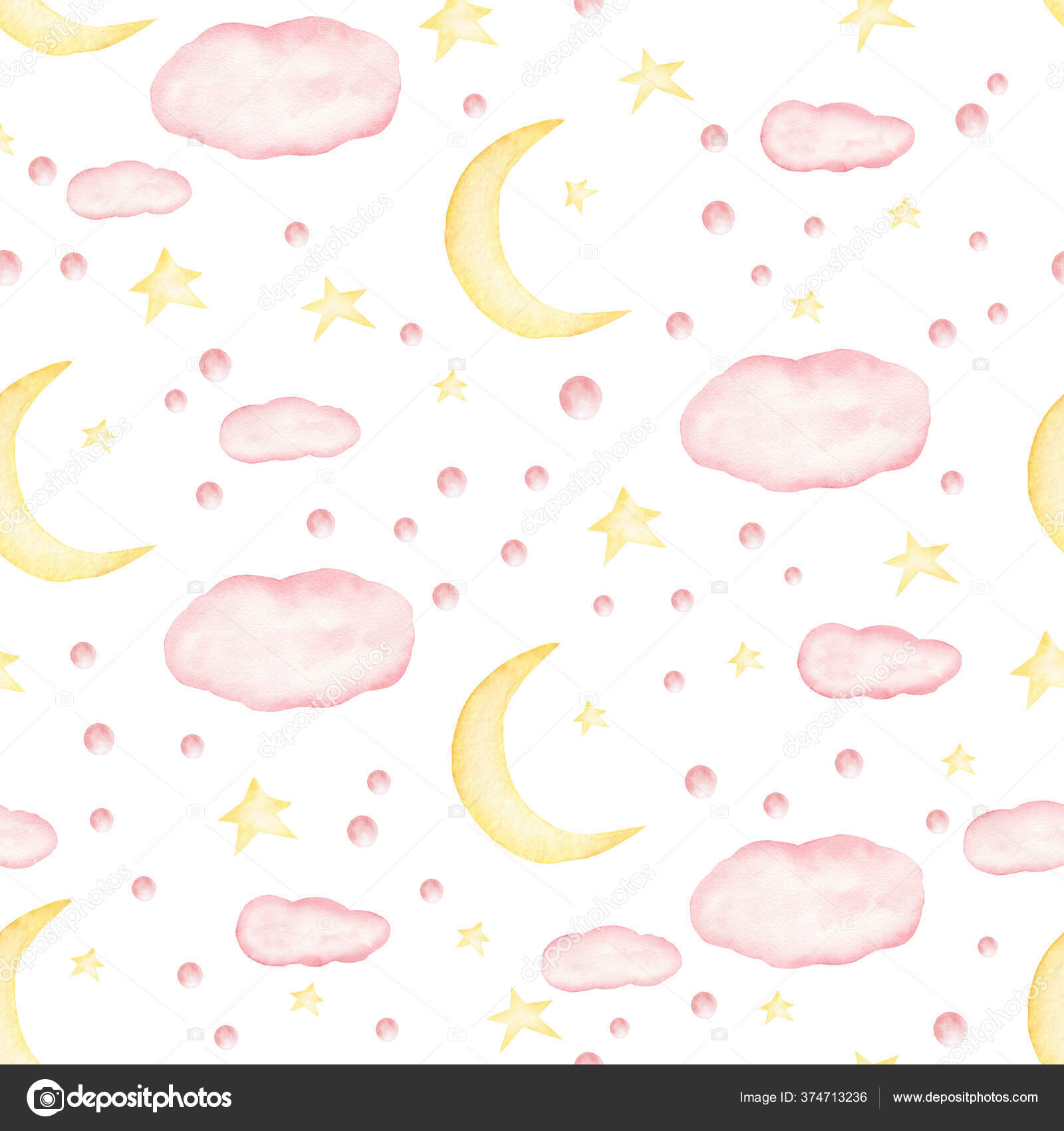Baby Wallpaper Pattern Clouds