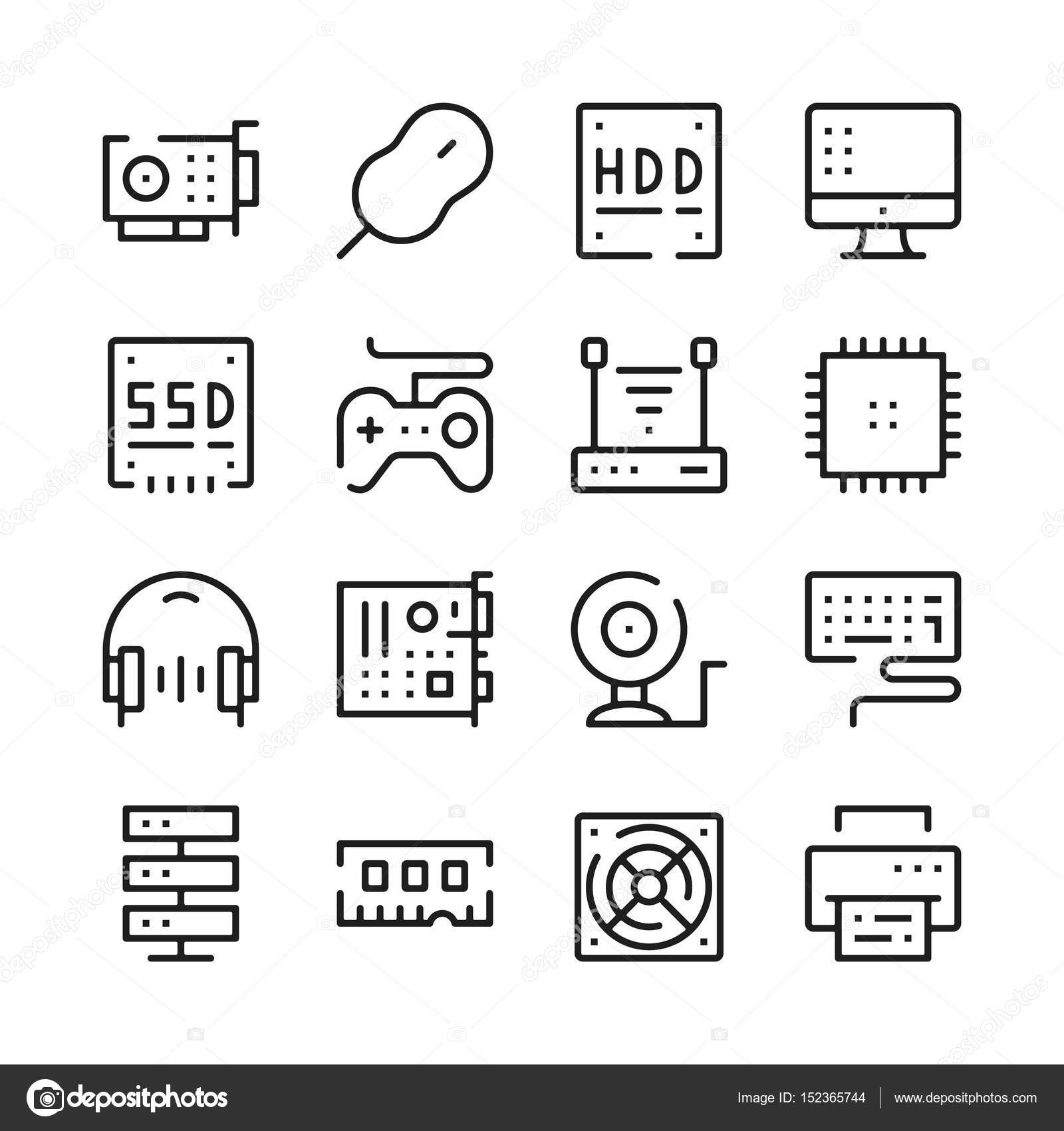 Computer Parts Outline