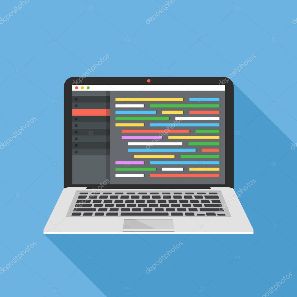 Codificación, programación, concepto de desarrollo web. Editor de ...