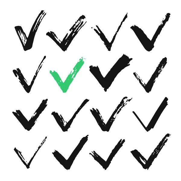 Hand drawn tick Vector Art Stock Images | Depositphotos