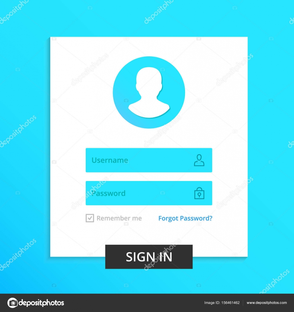 modern login form interface design with username and password - verloop.io