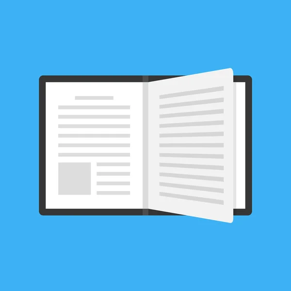 Open book black cover Vector Art Stock Images | Depositphotos