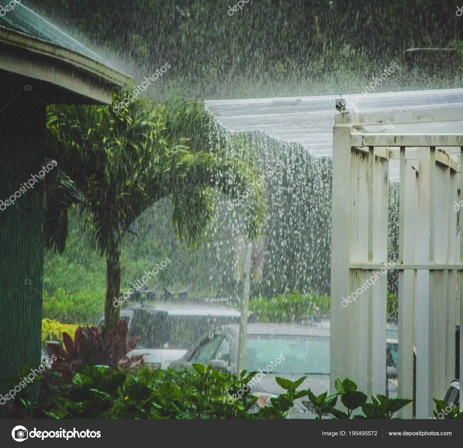 Heavy rain storm — Stock Photo © focqus #195495572