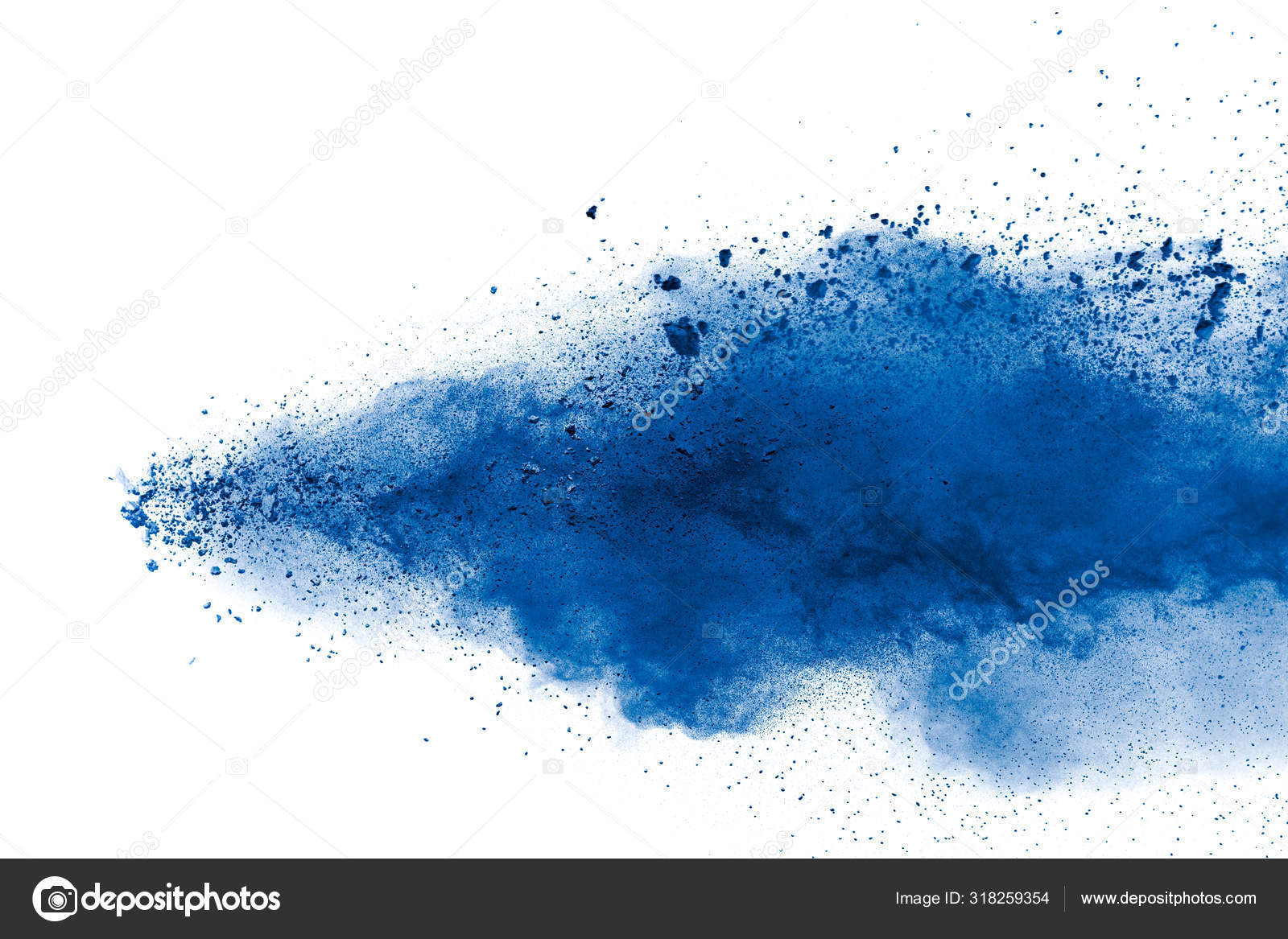 Blue Explosion Background