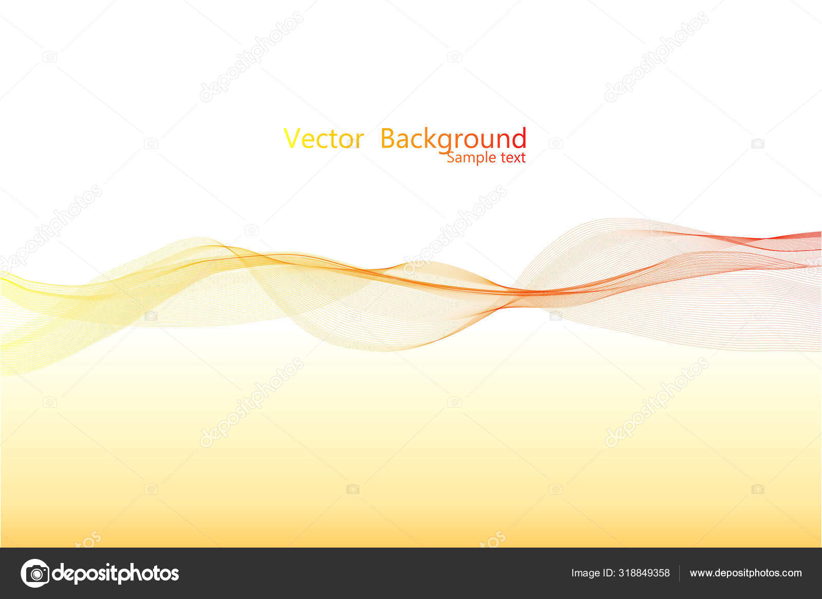 Gradation, dual color scheme, from red to yellow. Stock Photo by ...