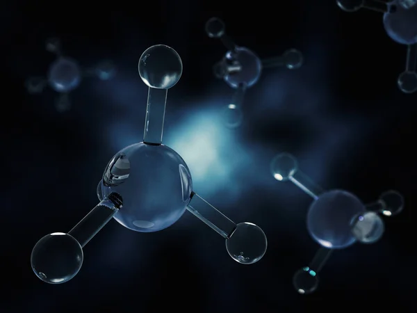 Methane Molecule Image. 3D rendering Stock Photo by ©polesnoy 153018544