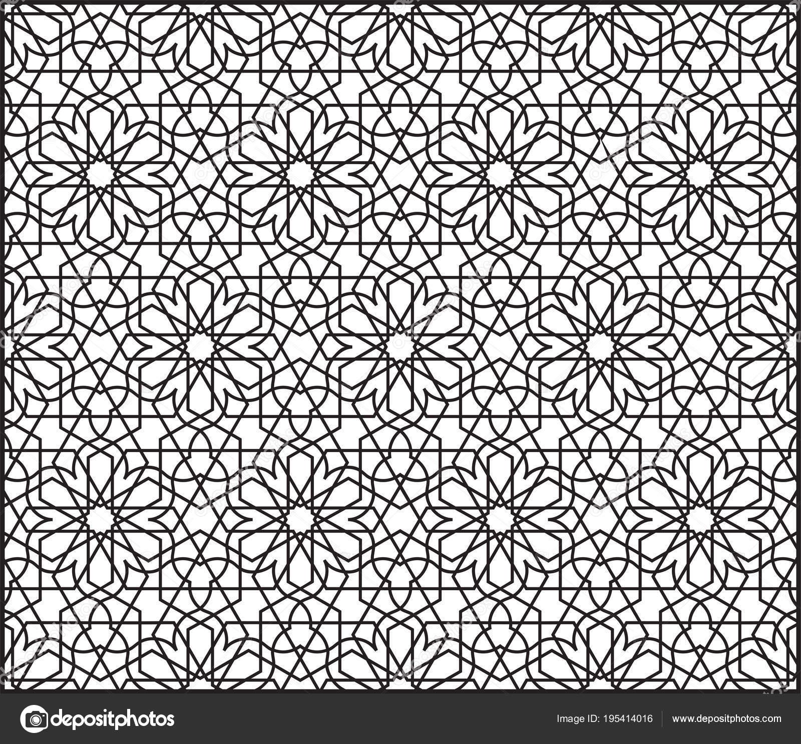 Traditional Arabic Pattern Background Stock Vector Image by ©Dizara ...
