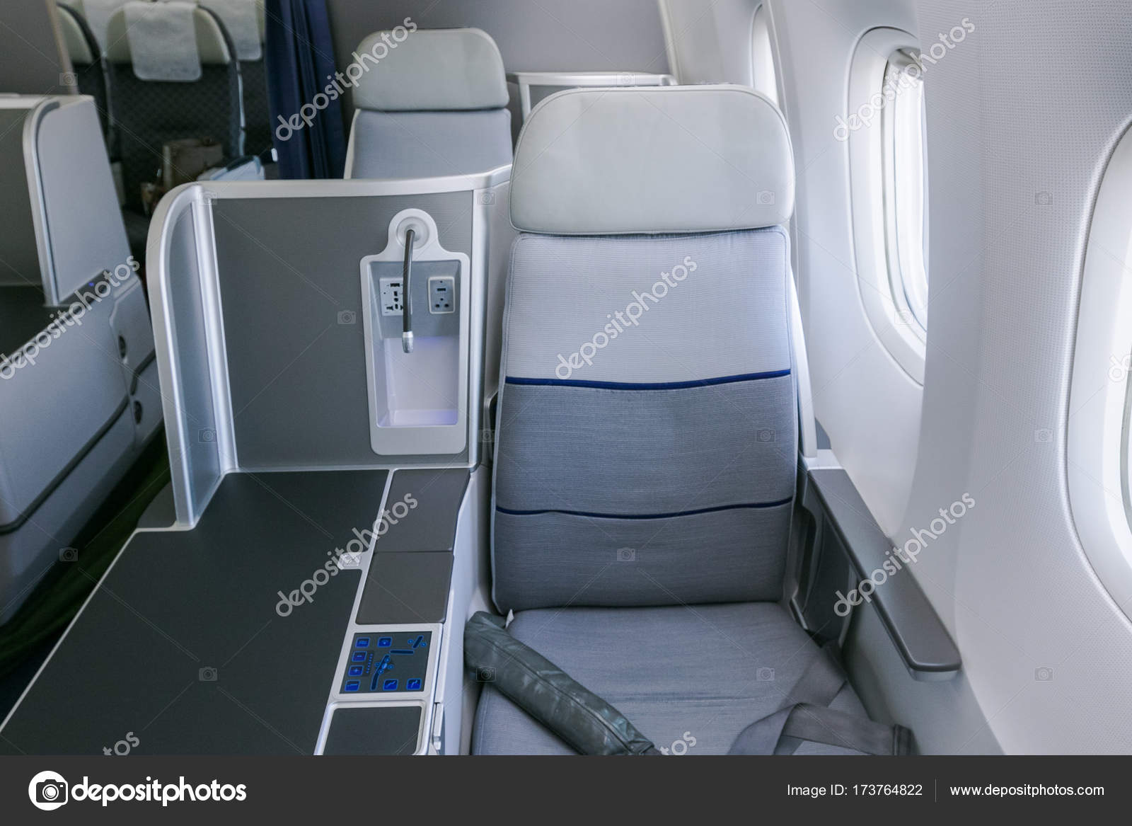 Airplane Seat Front View