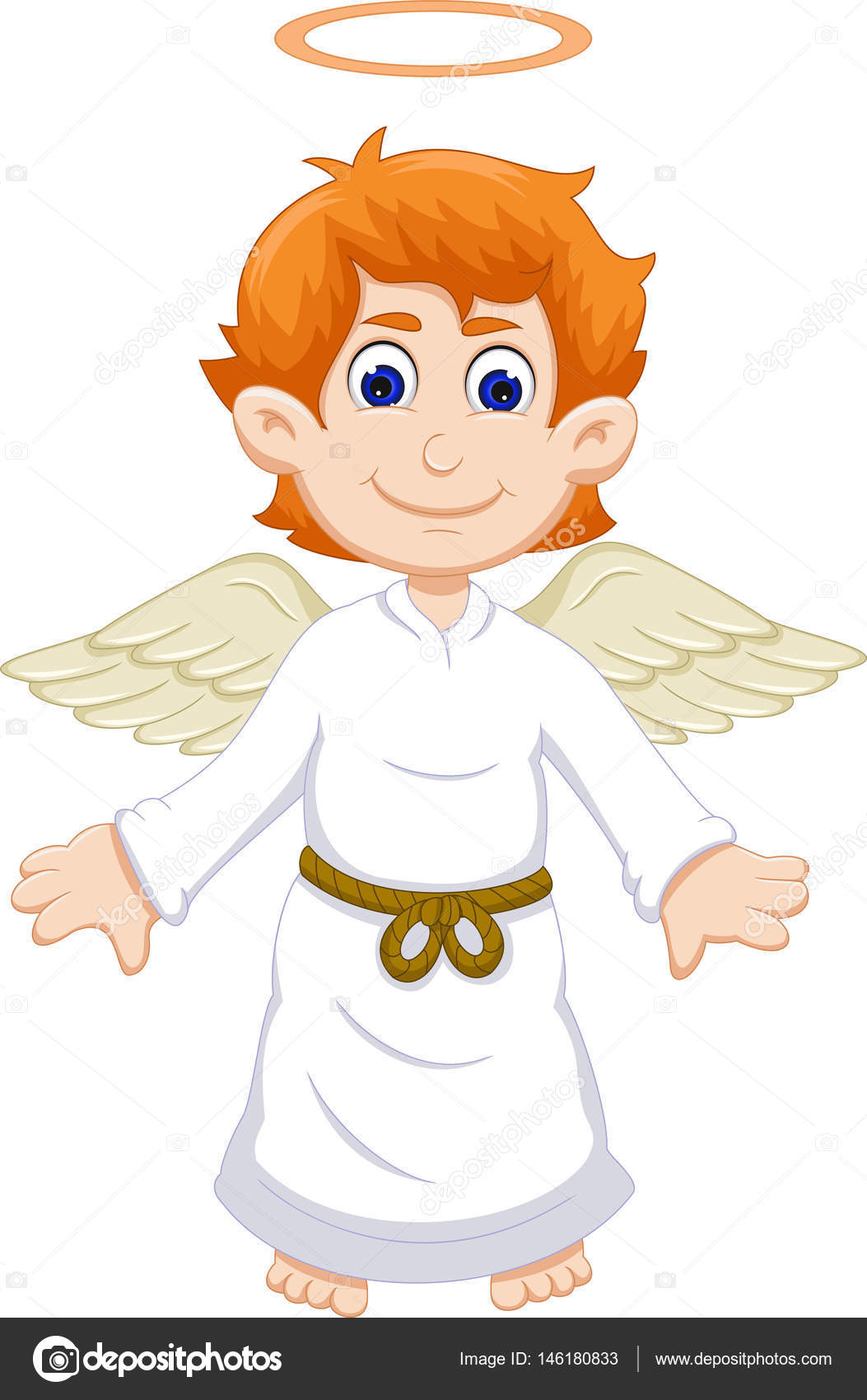 Cute angel cartoon flying Stock Illustration by ©starlight789 #146180833