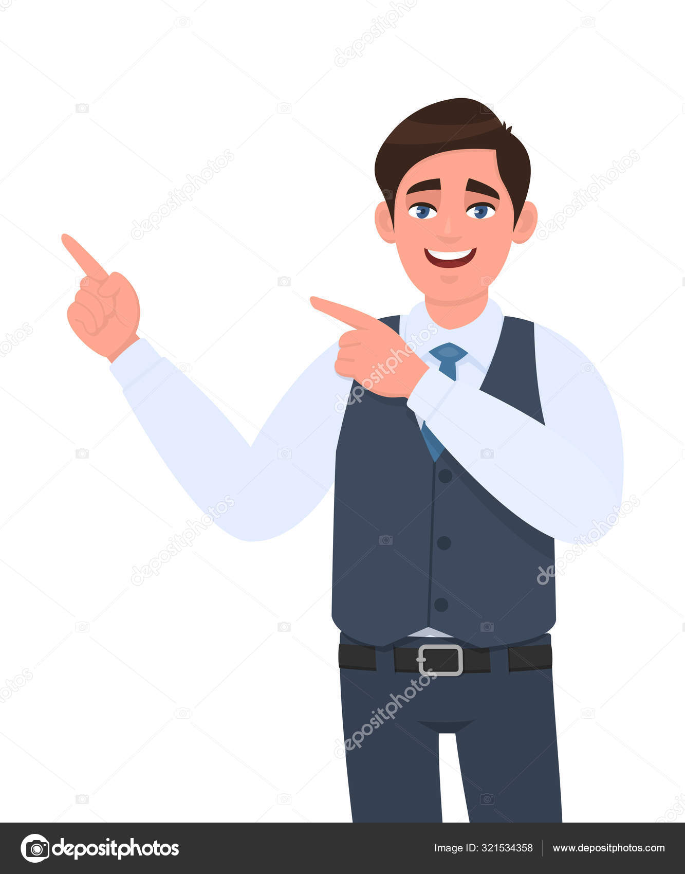 Pointing At You Cartoon