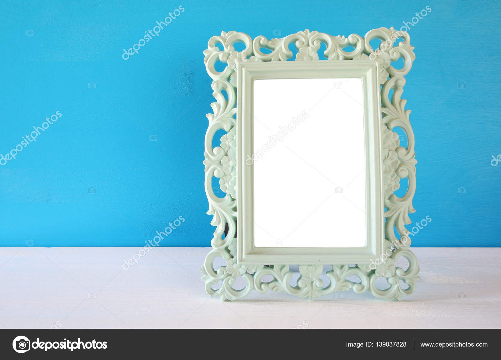 Vintage antique classical frame — Stock Photo © tomert #139037828