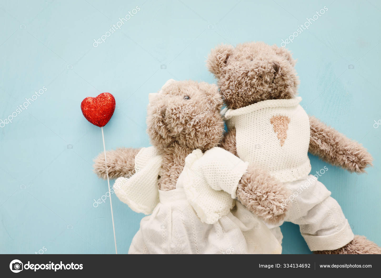 Cute Teddy Bear Couple