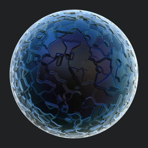 3d futuristic sphere ball - Stock Image - Everypixel