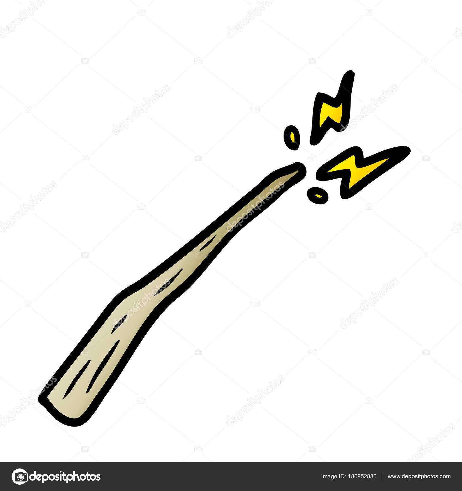 Vector Illustration Cartoon Magic Wand Stock Vector by ©lineartestpilot ... Vector Illustration Cartoon Magic Wand Stock Vector by ©lineartestpilot ...