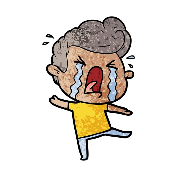 Crying Man Cartoon