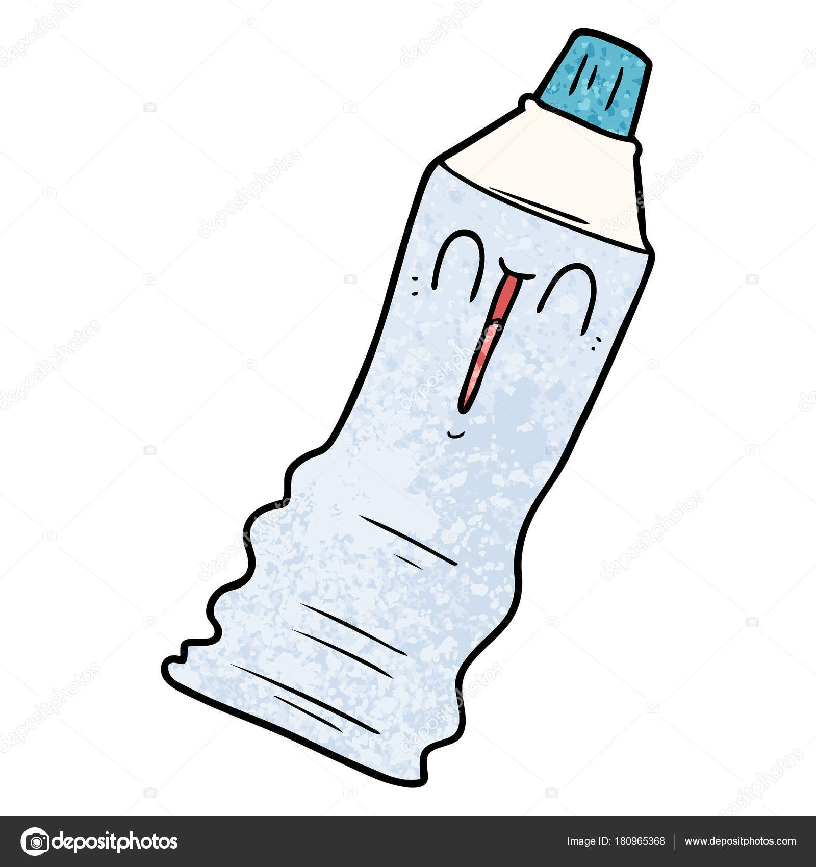 Vector Illustration Cartoon Toothpaste Tube Stock Vector by ...