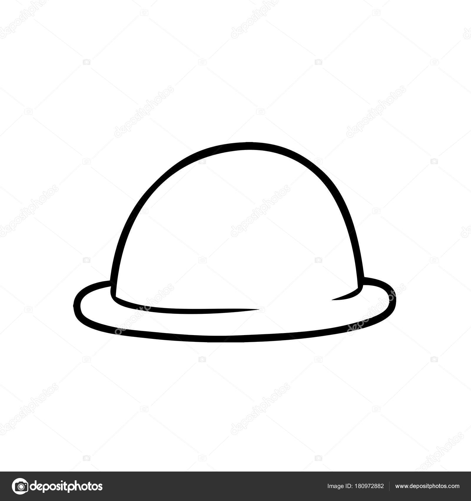 Bowler Hat Outline