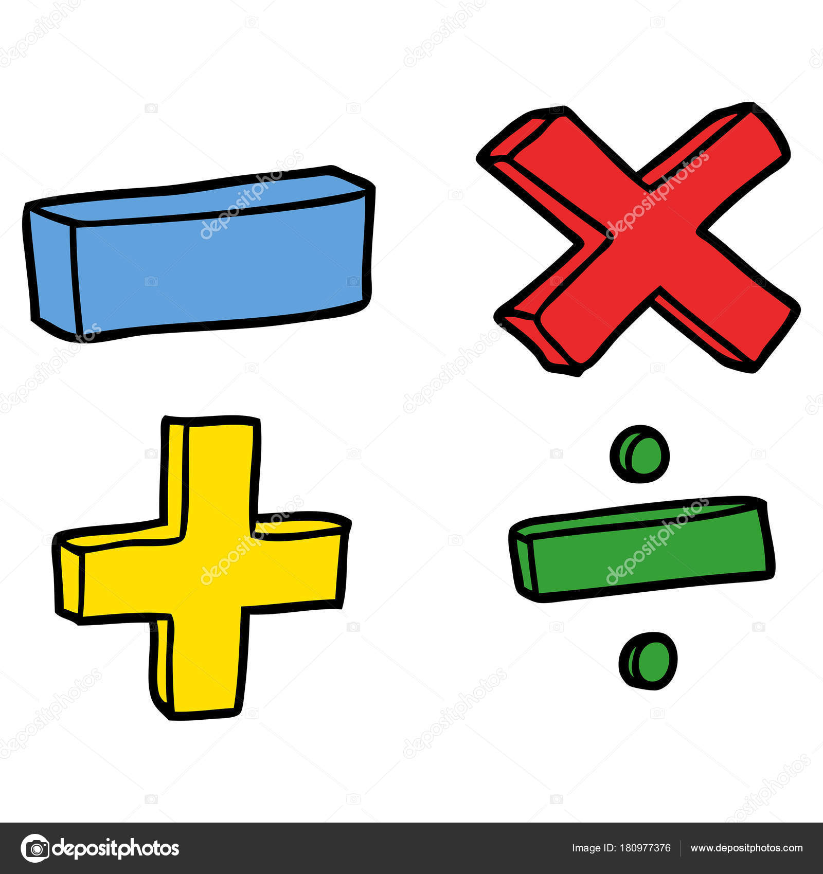 Vector Illustration Cartoon Math Symbols — Stock Vector ... Vector Illustration Cartoon Math Symbols — Stock Vector ...