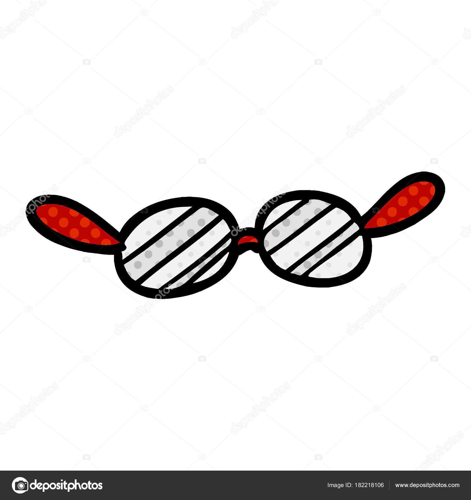 Vector Illustration Cartoon Spectacles Stock Vector Image by ...