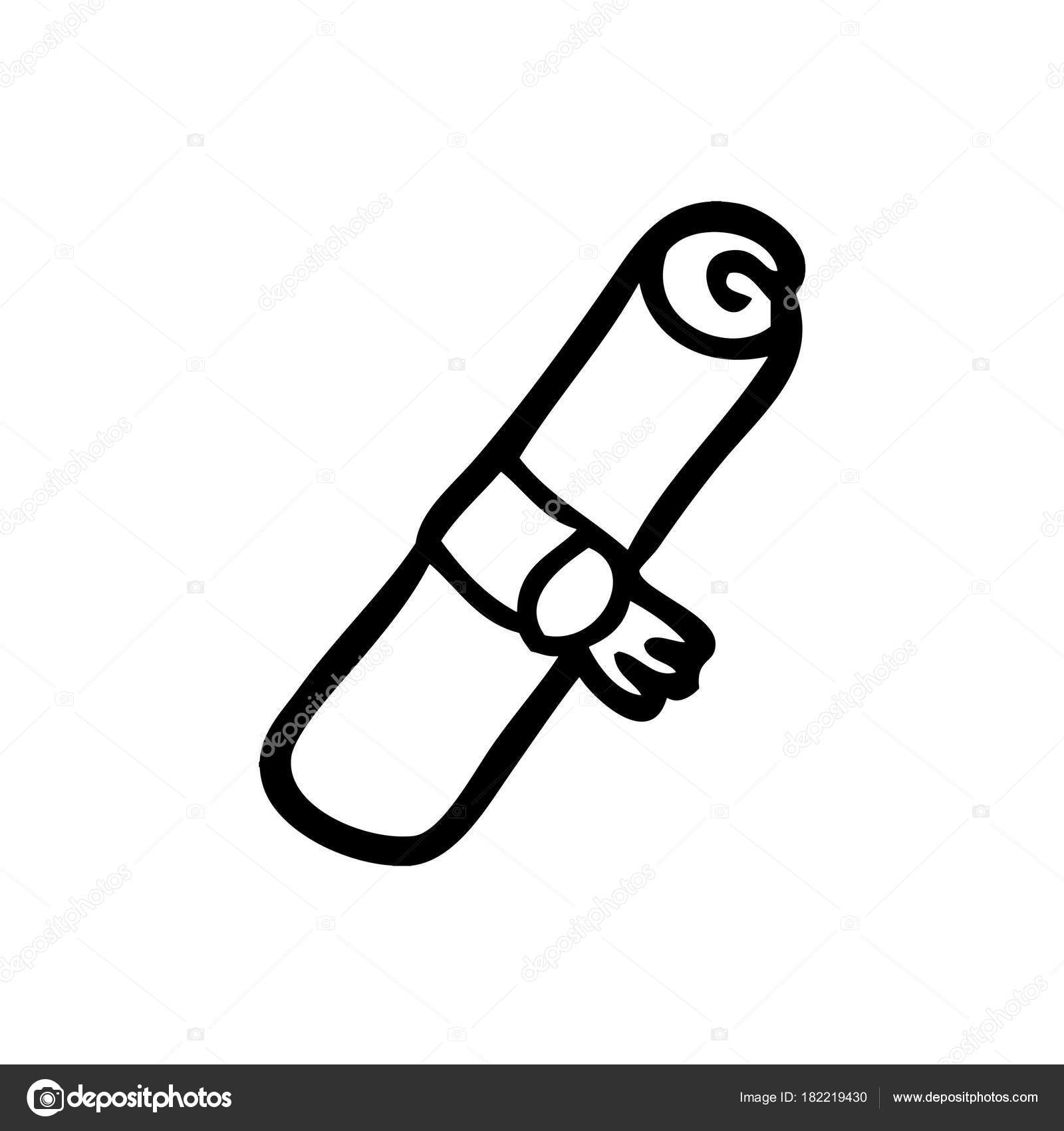 Cartoon Scroll Vector Illustration Stock Vector by ©lineartestpilot ...