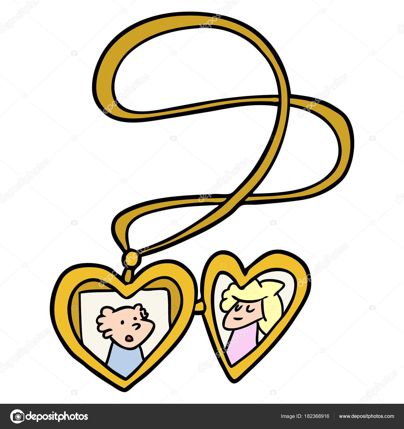 Cartoon Locket Photographs Stock Vector Image by ©lineartestpilot ...