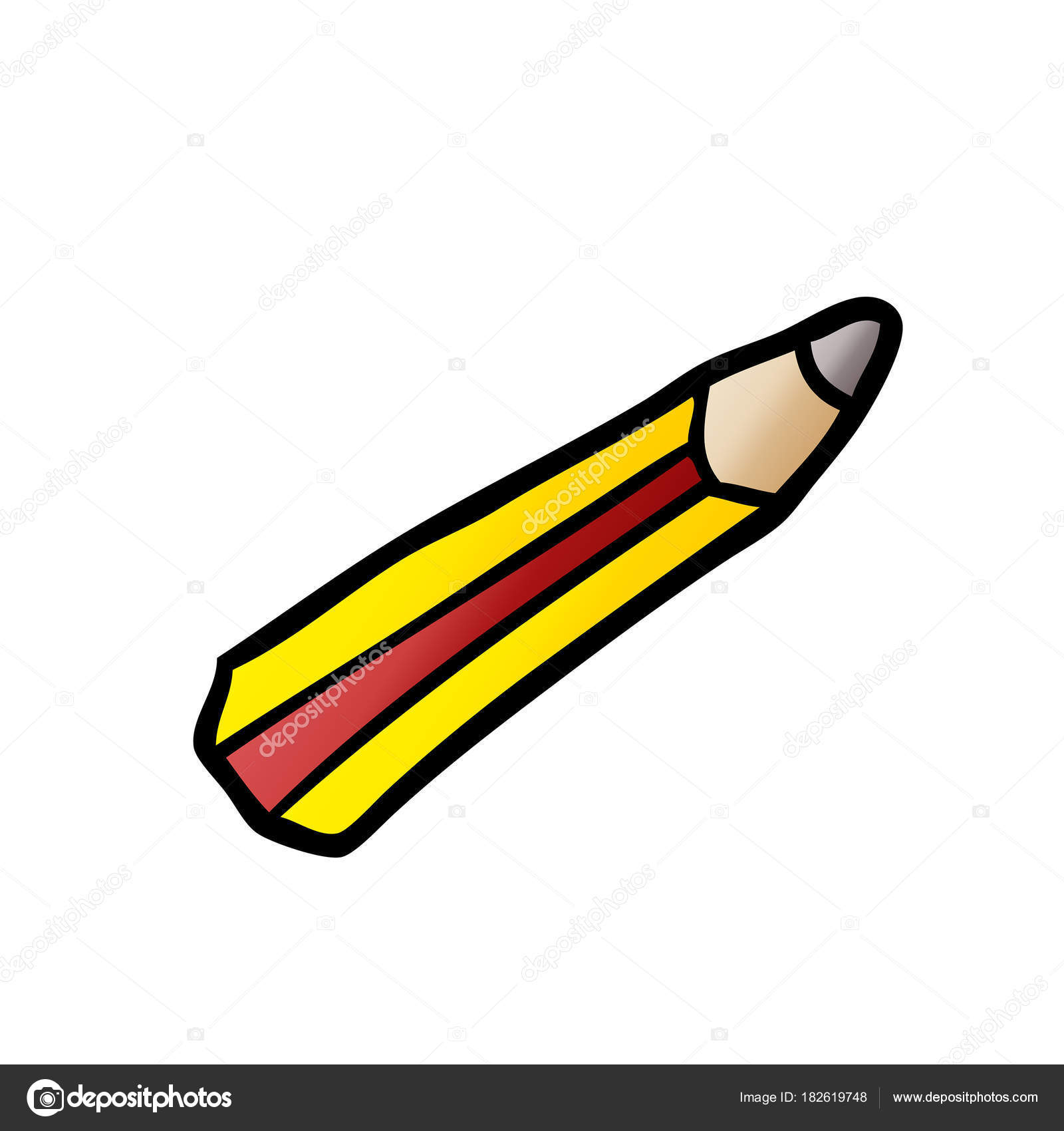 Unsharpened Pencil Clip Art