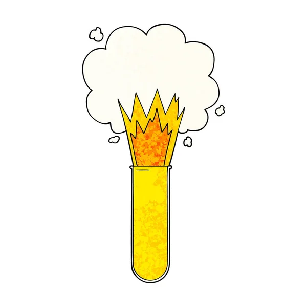 Cartoon Exploding Chemicals Test Tube — Stock Vector © lineartestpilot ...