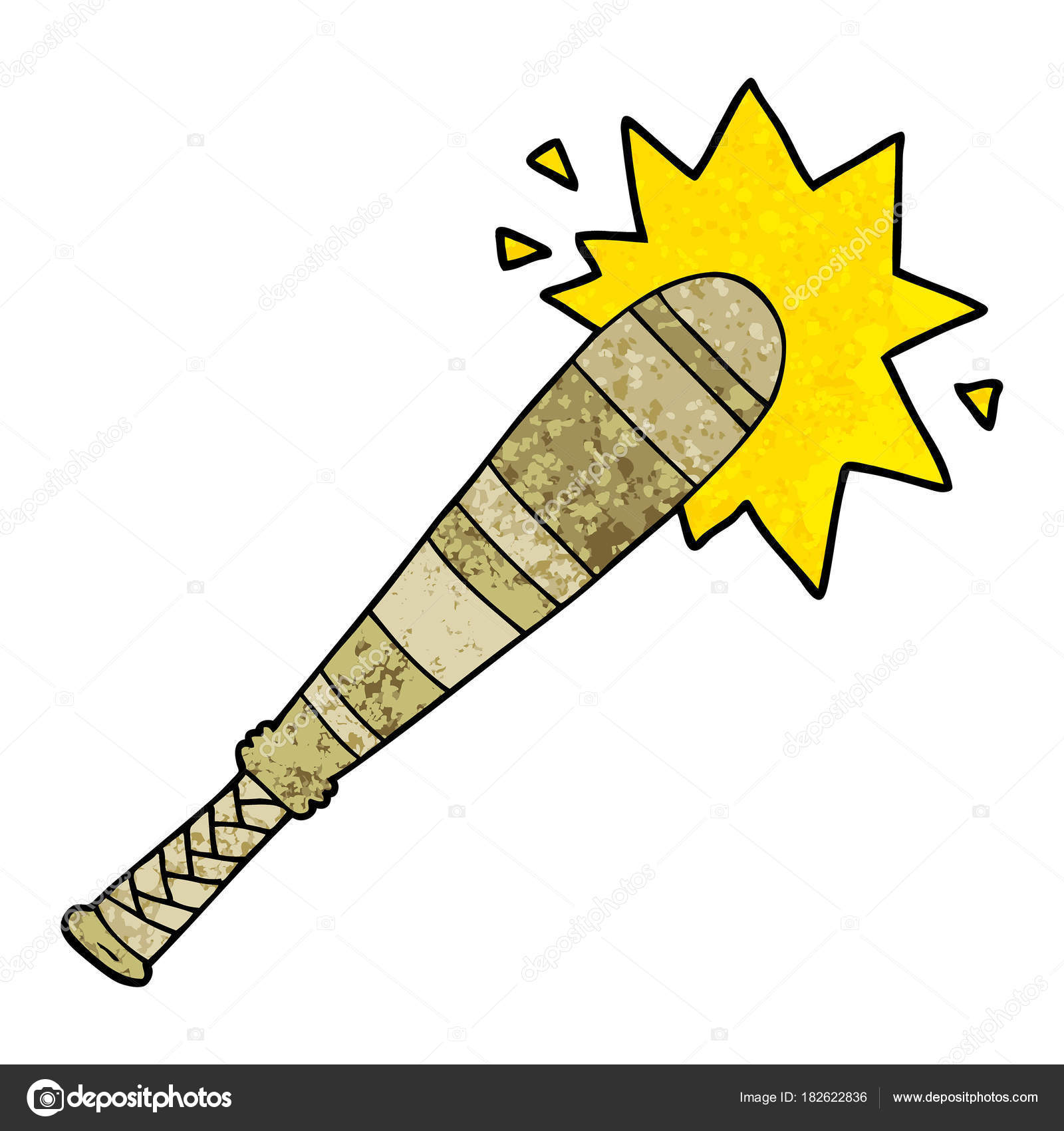 Cartoon Baseball Bat Hitting Stock Illustration by ©lineartestpilot ...