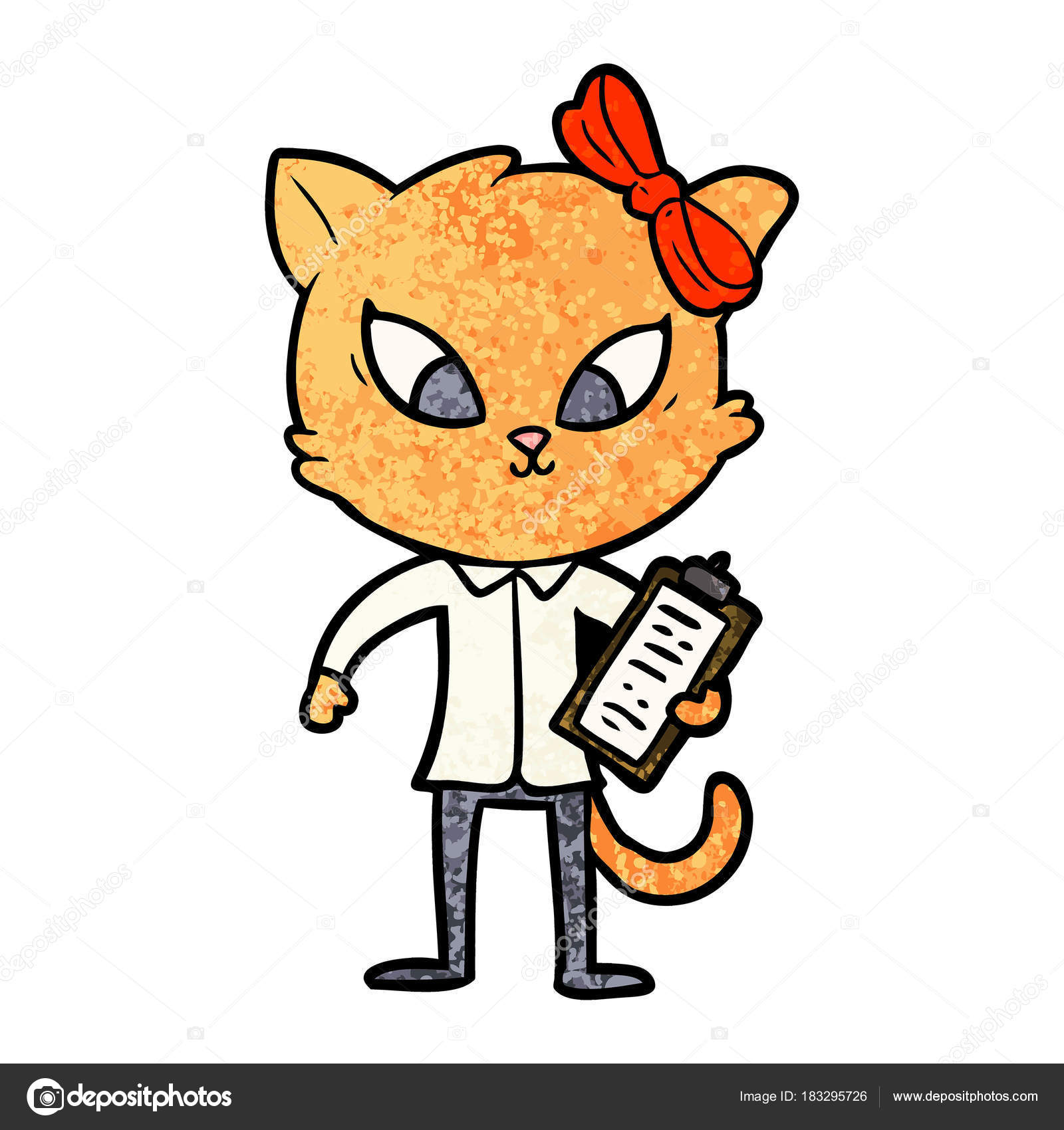 Vector Illustration Cartoon Cat Stock Vector Image by ©lineartestpilot ...