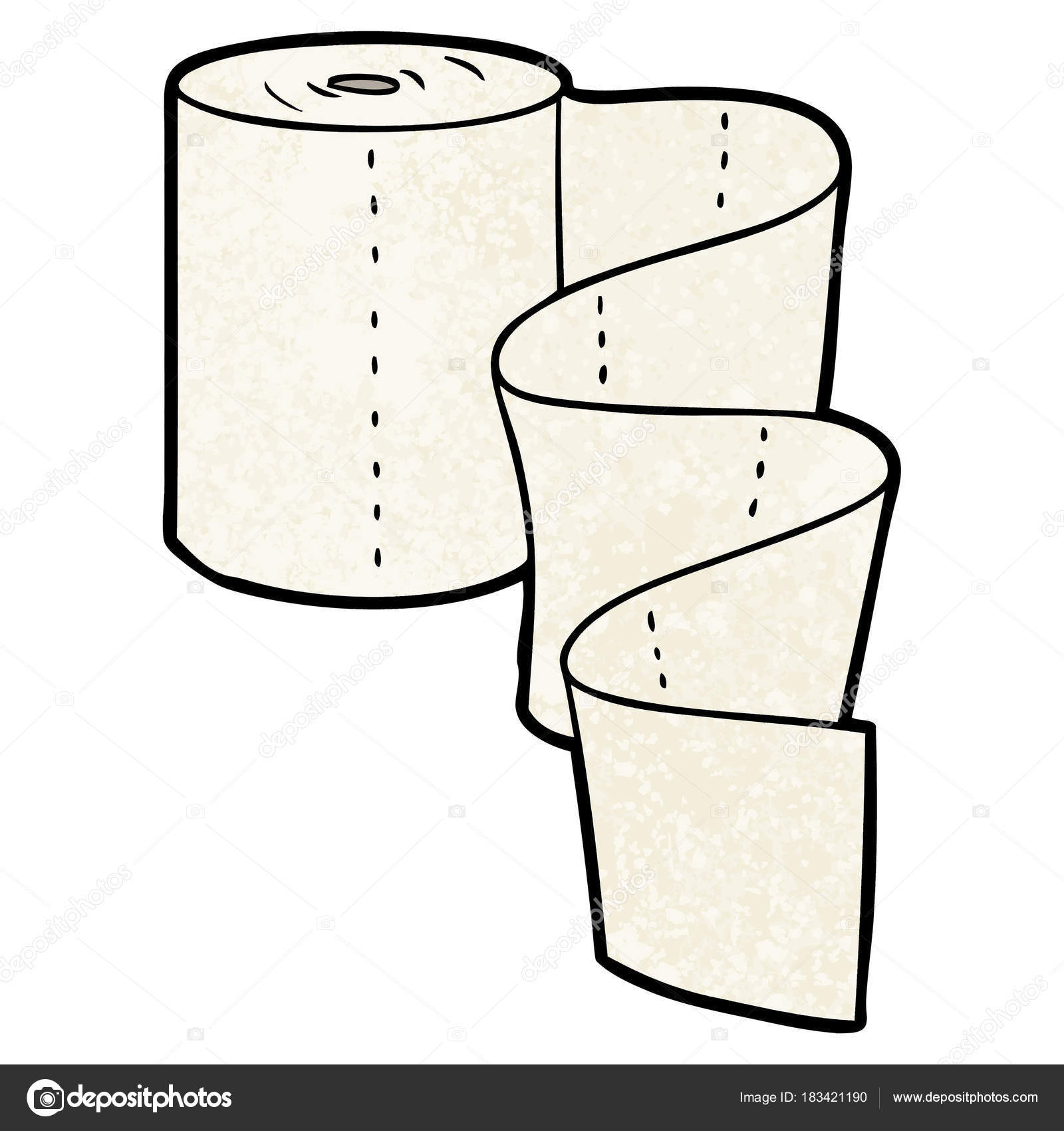 Dibujos Animados Cocina Rollo Vector Ilustración Vector de stock por ...