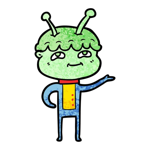 Vector Illustration Friendly Cartoon Spaceman Stock Vector by ... Vector Illustration Friendly Cartoon Spaceman Stock Vector by ...