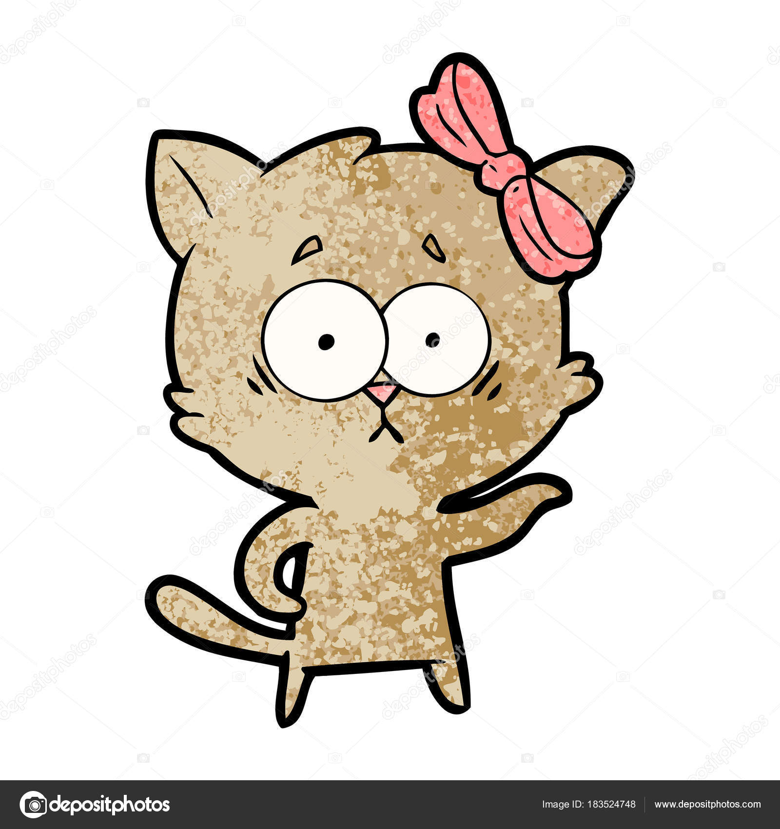 Vector Illustration Cartoon Cat Stock Vector Image by ©lineartestpilot ...