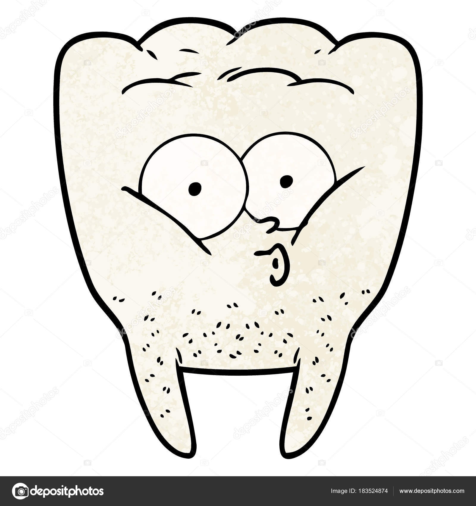 Vector Illustration Cartoon Tooth Stock Illustration By