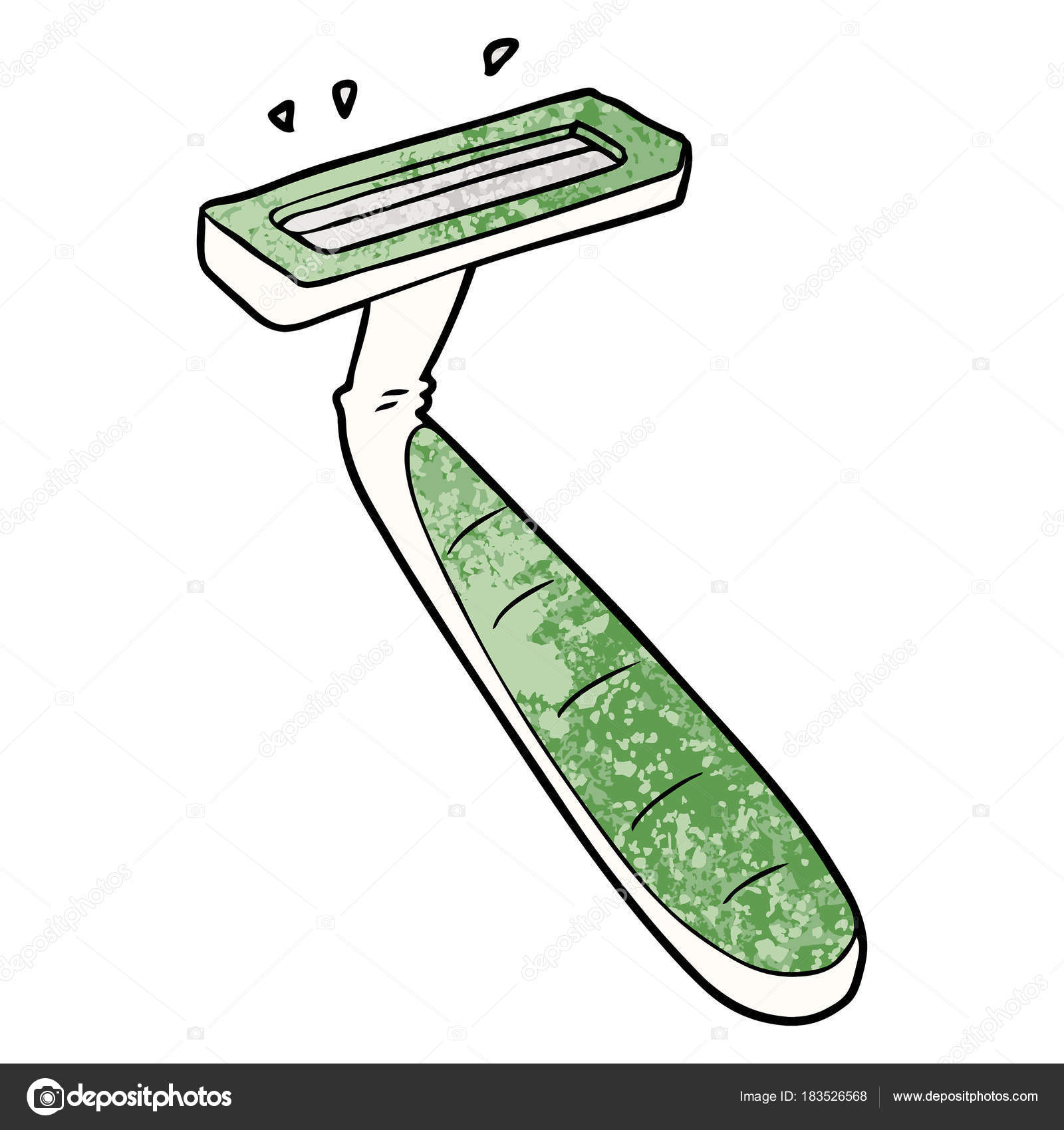 Vector Illustration Cartoon Disposable Razor Stock Vector Image by ...