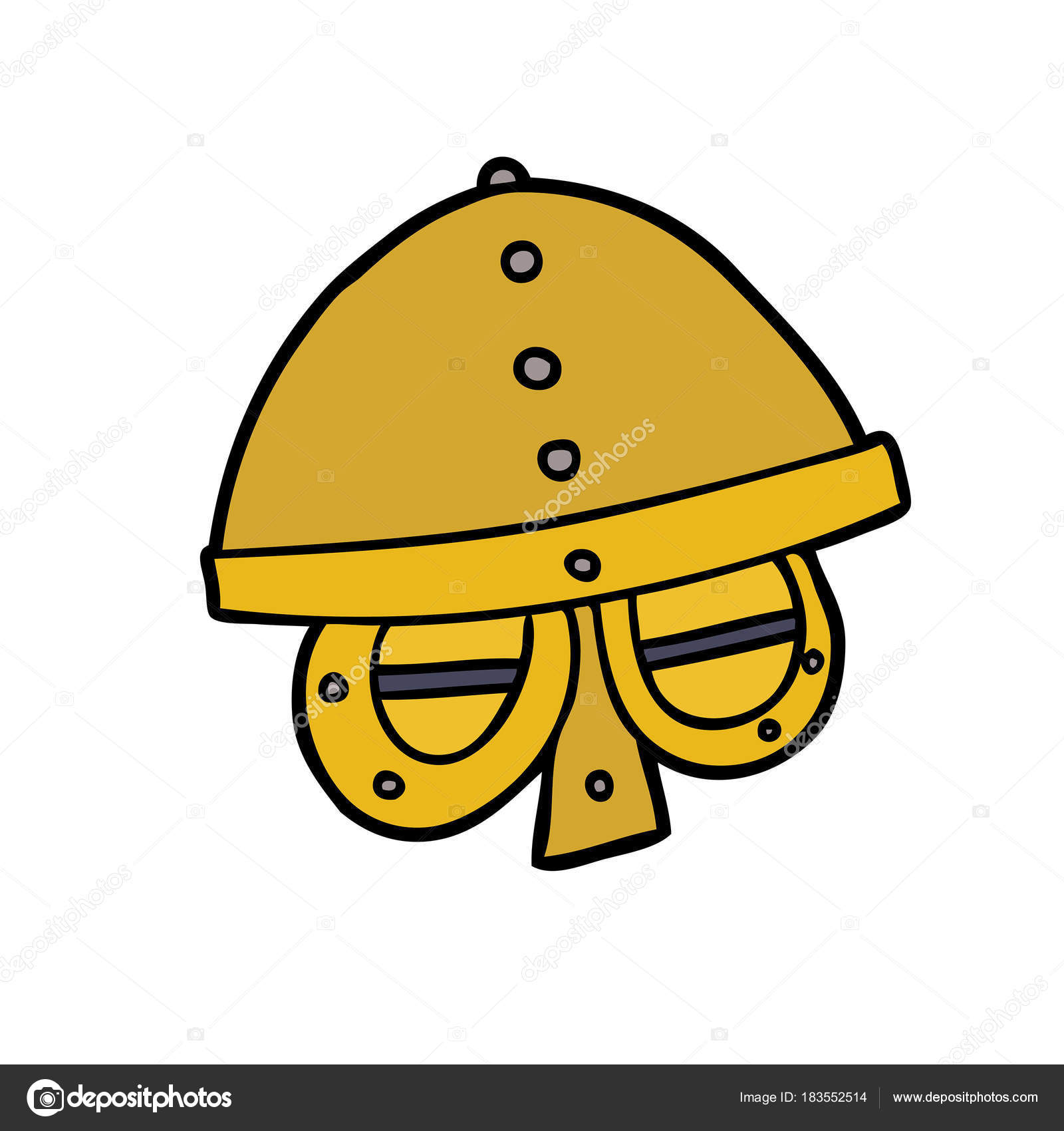 Vector Illustration Cartoon Helmet Stock Vector by ©lineartestpilot ...