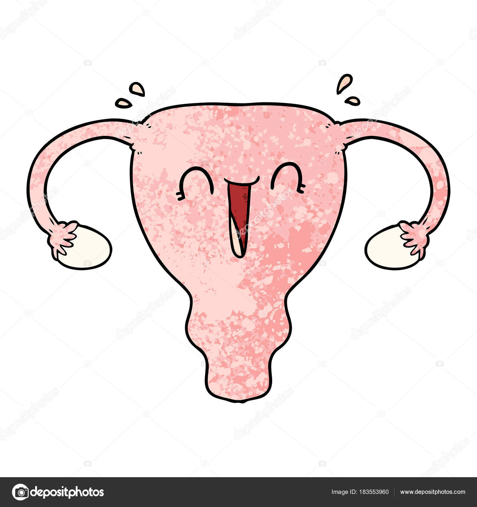 Vektör Çizim Karikatür Mutlu Rahim ©lineartestpilot 183553960'e ait ...