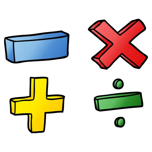 Cartoon math symbols cartoon — Stock Vector © lineartestpilot #16290959 Cartoon math symbols cartoon — Stock Vector © lineartestpilot #16290959