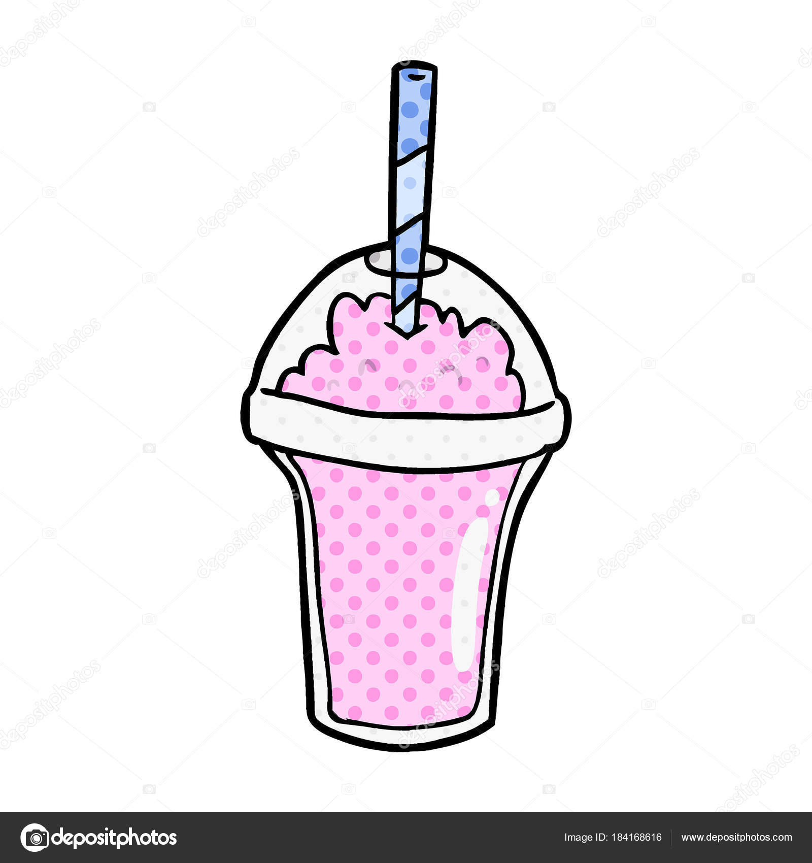 Vector Illustration Cartoon Smoothie Stock Vector by ©lineartestpilot ...