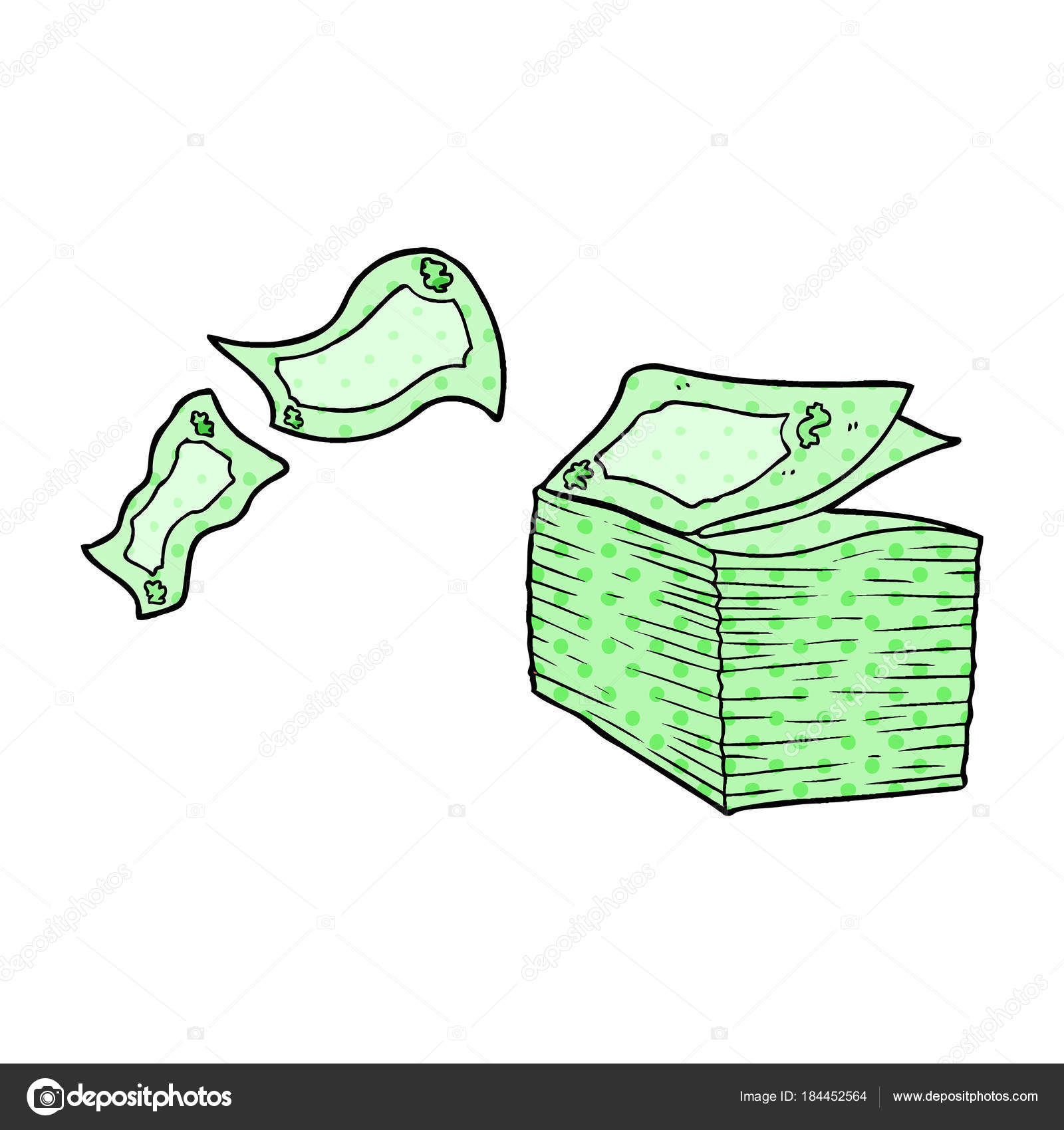 Cartoon Money Blowing Away Stock Vector Image by ©lineartestpilot ...